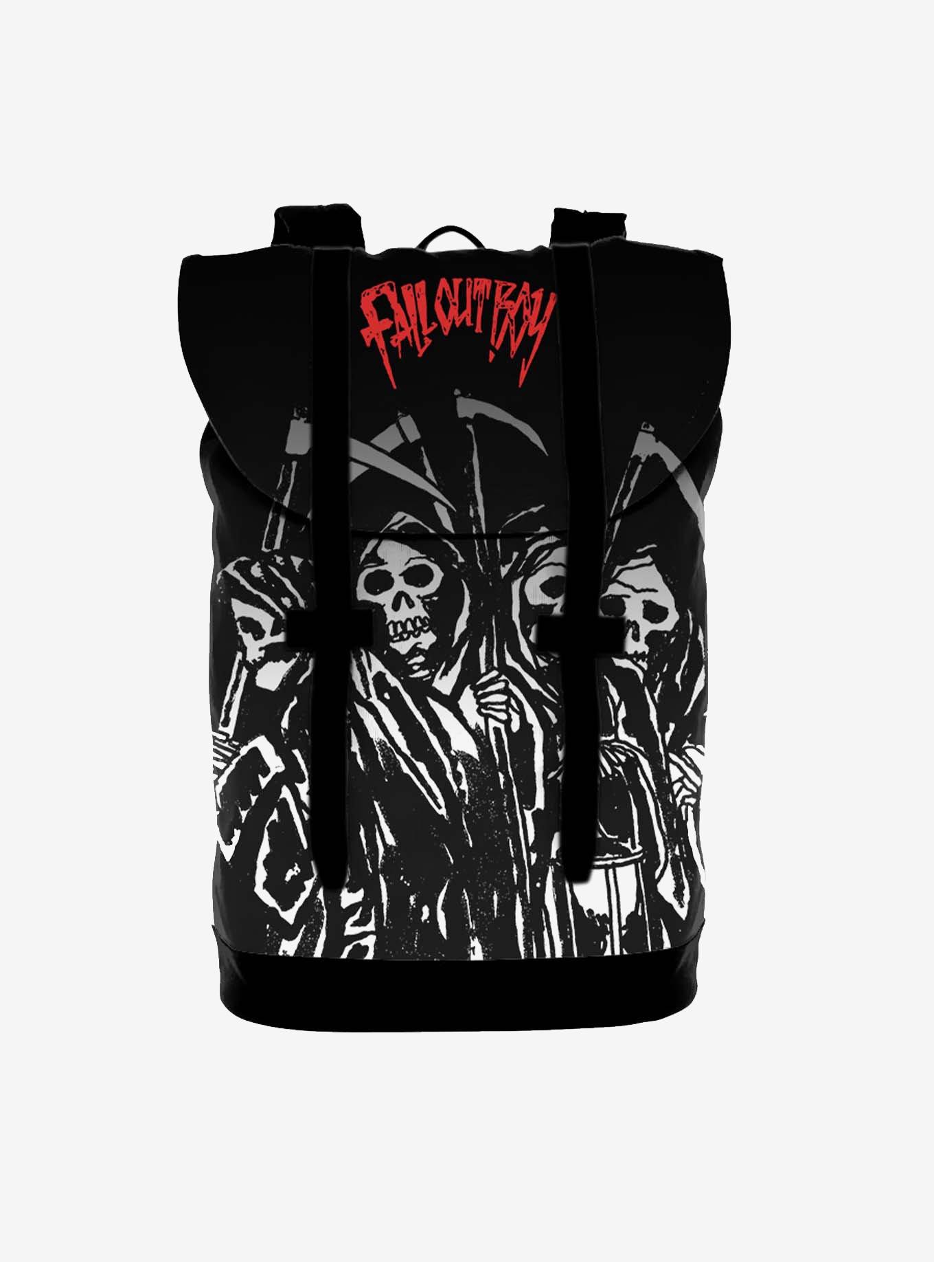 Rocksax Fall Out Boy Reaper Gang Heritage Backpack | Hot Topic