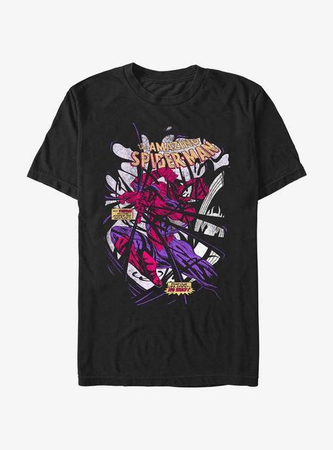 Marvel Spider-Man Spidey In Goo T-Shirt - BLACK | BoxLunch