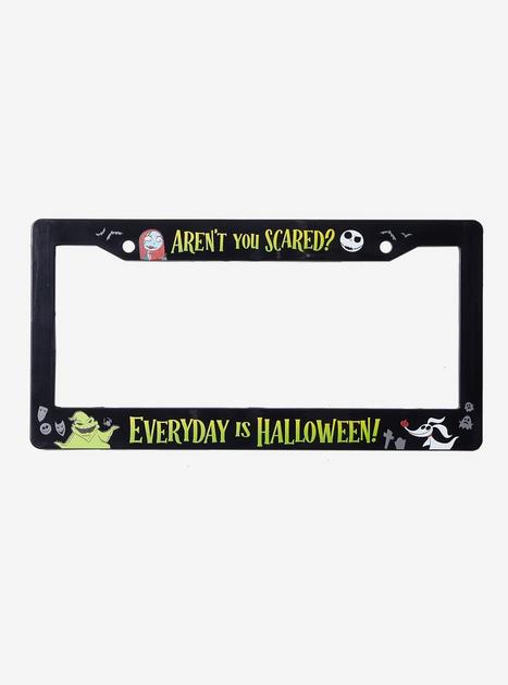 The Nightmare Before Christmas Character License Plate Frame | Hot Topic