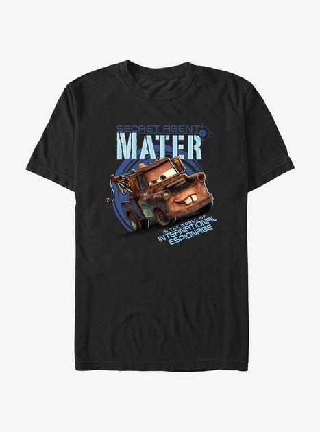 Disney Pixar Cars Secret Agent Mater T-Shirt - BLACK | BoxLunch