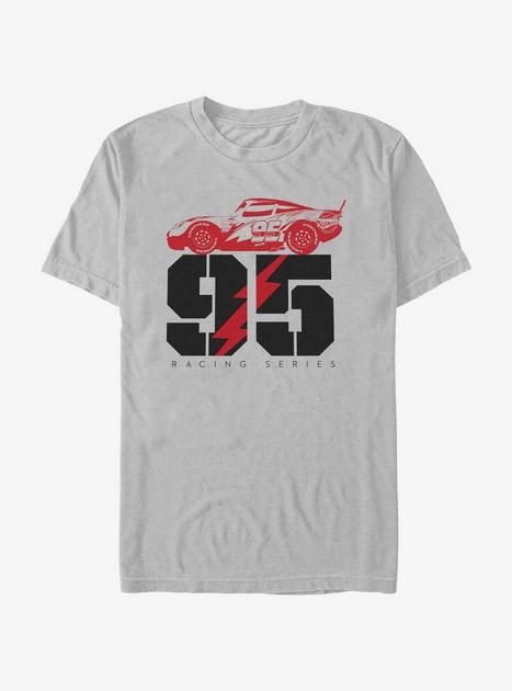 Disney Pixar Cars 95 Racing Series T-Shirt - SILVER | BoxLunch