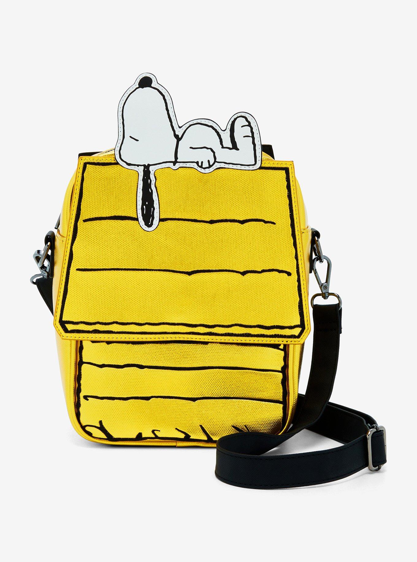 Loungefly Peanuts 75th Anniversary Snoopy House Crossbody Bag | Hot Topic