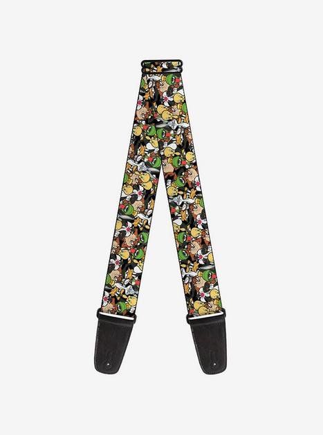 Looney Tunes Character Stacked Collage Guitar Strap | BoxLunch
