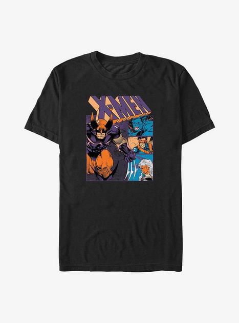 X-Men Team Oasis Panels Big & Tall T-Shirt - BLACK | BoxLunch