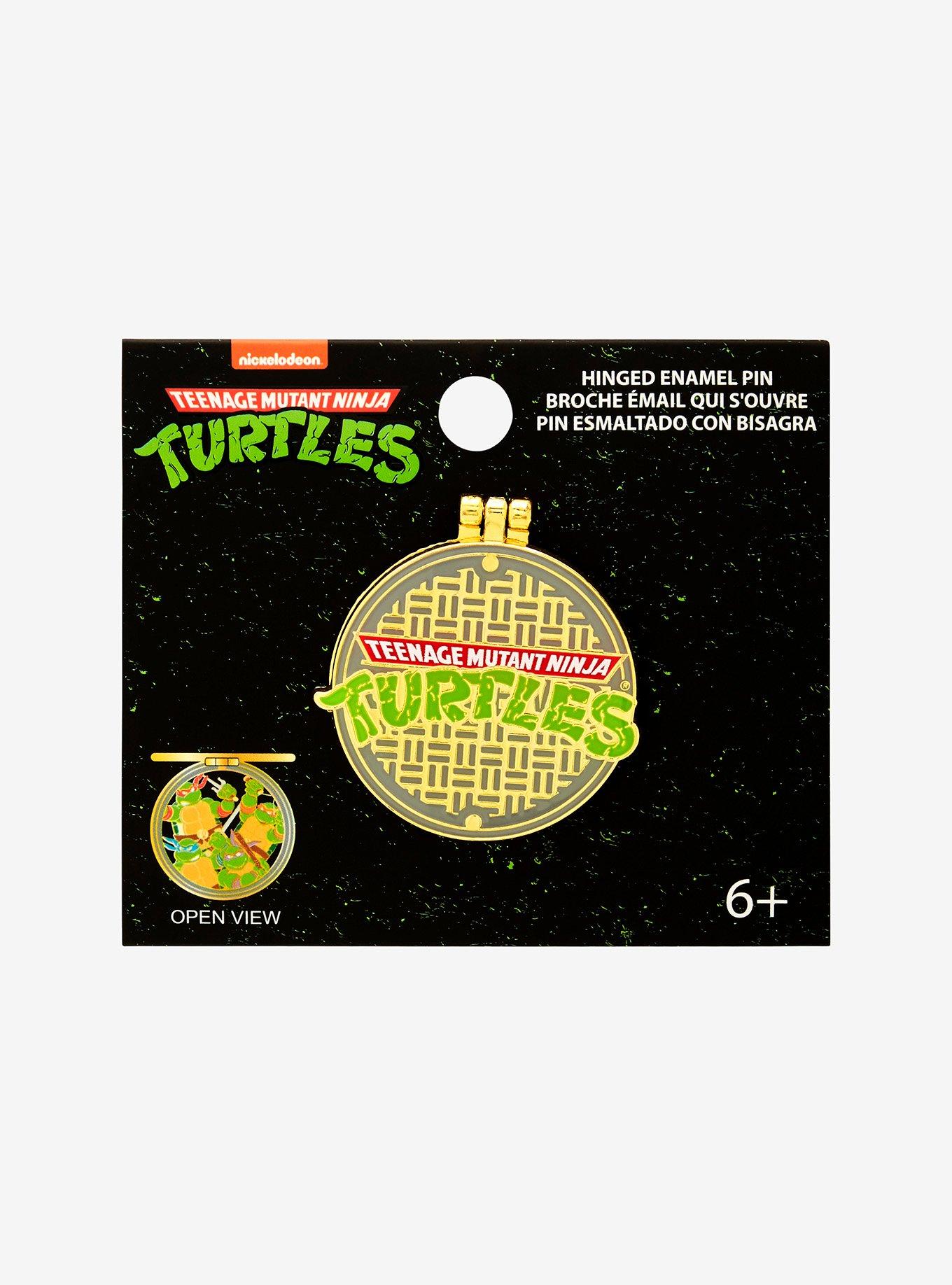 Loungefly Teenage Mutant Ninja Turtles Manhole Hinged Enamel Pin ...