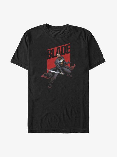 Marvel Blade Rage Blade Big & Tall T-Shirt - BLACK | Hot Topic