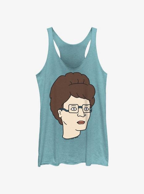King of the Hill Peggy Face Girls Tank - BLUE | Hot Topic