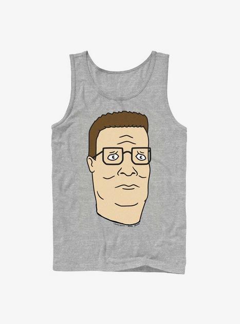 King of the Hill Hank Face Tank - GREY | Hot Topic