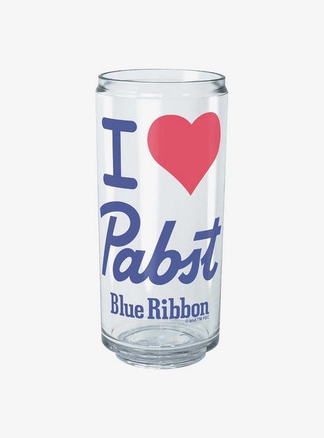 Pabst Blue Ribbon I Love Pabst Can Cup - CLEAR | BoxLunch