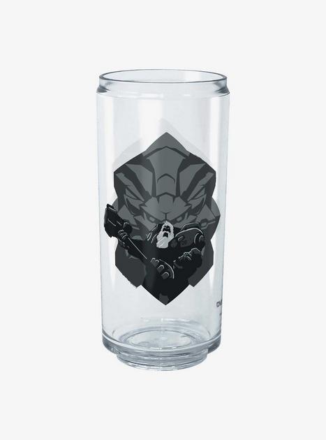Overwatch Reinhardt Hammer Badge Can Cup - CLEAR | BoxLunch