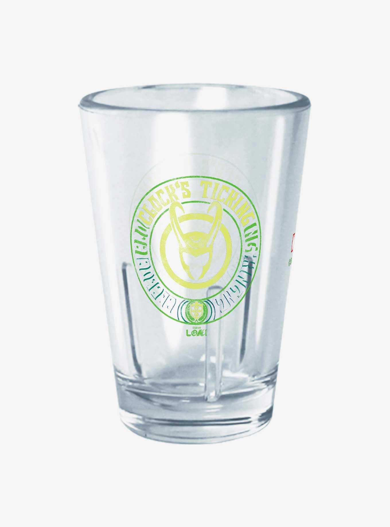 Marvel Loki Clock's Ticking Mini Glass - CLEAR | BoxLunch