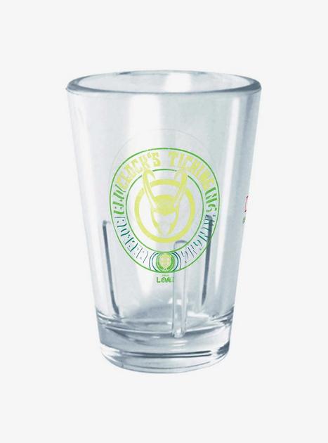 Marvel Loki Clock's Ticking Mini Glass - CLEAR | BoxLunch
