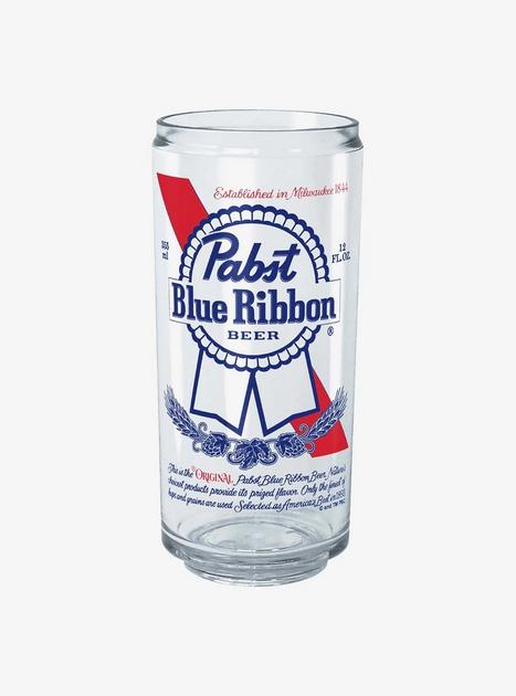 Pabst Blue Ribbon Blue Ribbon Label Can Cup - CLEAR | BoxLunch