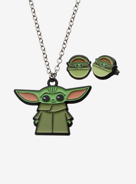 Star Wars: The Mandalorian Grogu Pendant Necklace Set | BoxLunch