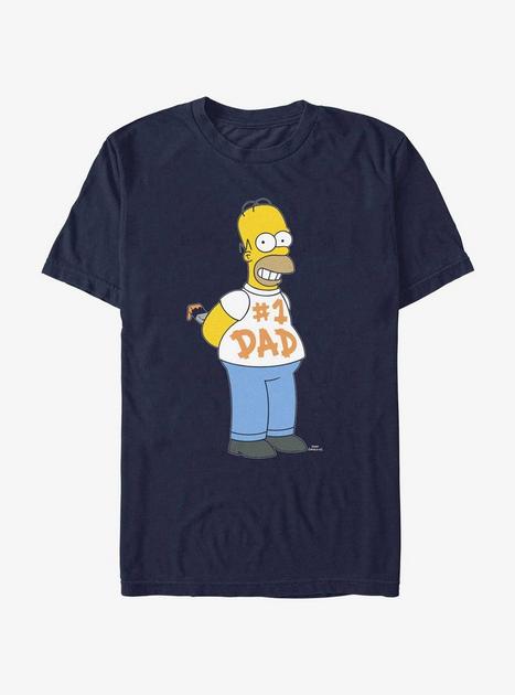 The Simpsons Number 1 Dad Homer T-Shirt - BLUE | Hot Topic