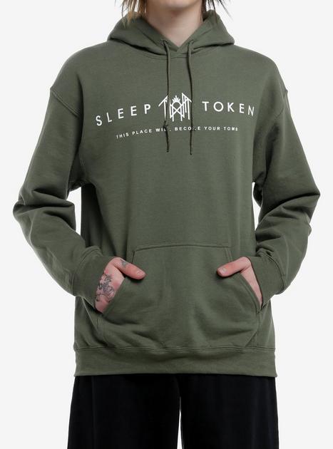 Sleep Token This Place Will Become Your Tomb Green Hoodie | Hot Topic