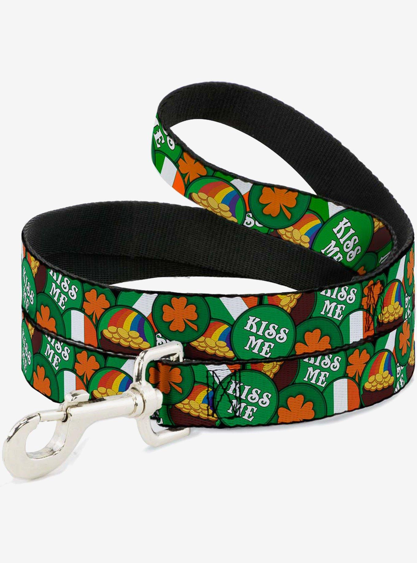 St. Patrick's Day Buttons Stacked Dog Leash | Hot Topic