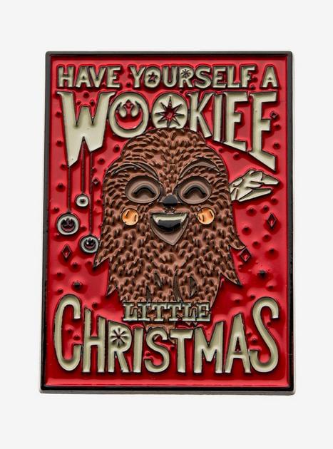 Star Wars Have Yourself A Wookie Little Christmas Pin | Hot Topic