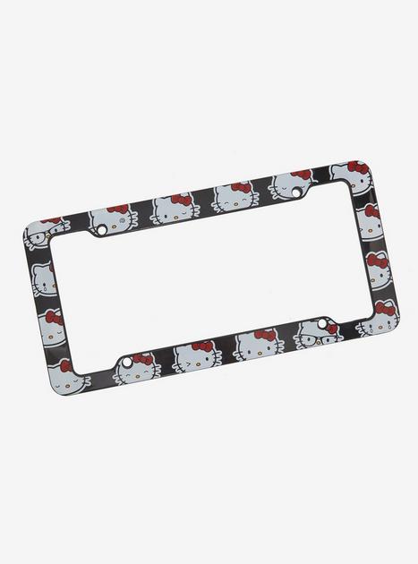 Sanrio Hello Kitty Expressions Allover Print License Plate Frame | BoxLunch