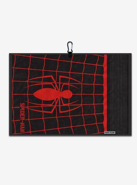 Marvel Spider-Man Logo Golf Towel with Clip | BoxLunch