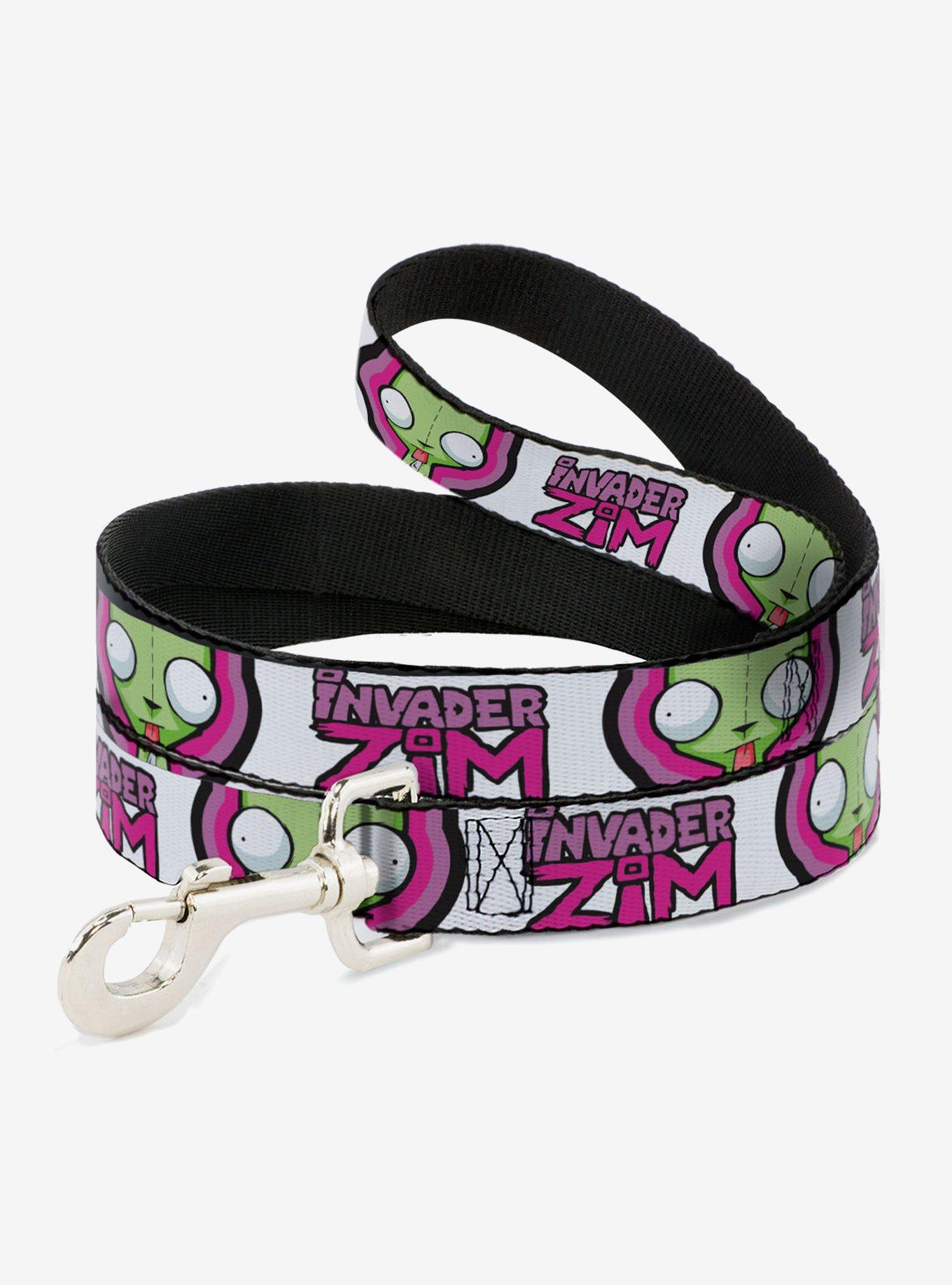Invader Zim Title Logo and GIR Pose Close Up Dog Leash | BoxLunch
