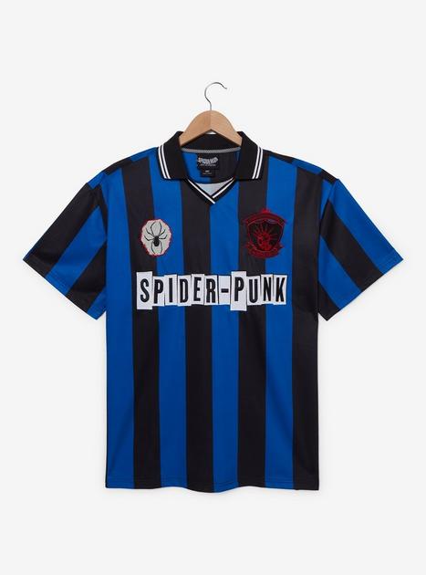Marvel Spider-Man: Across the Spider-Verse Spider-Punk Collared Soccer ...