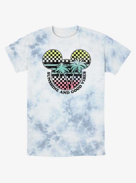 Disney Mickey Mouse Sunshine Good Vibes Tie-Dye T-Shirt - MULTI | Hot Topic