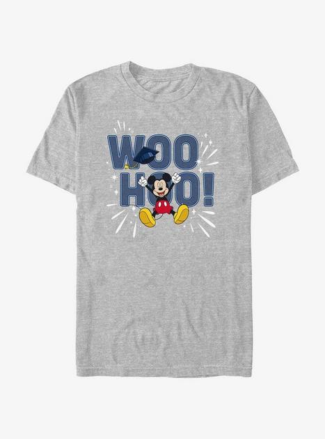 Disney Mickey Mouse Woohoo Mickey Grad T-Shirt - GREY | Hot Topic