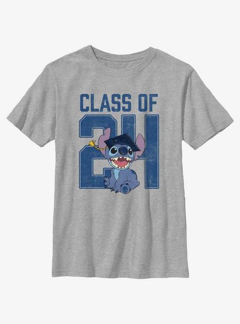 Disney Lilo & Stitch Graduating Class Of 2024 Youth T-Shirt - GREY ...