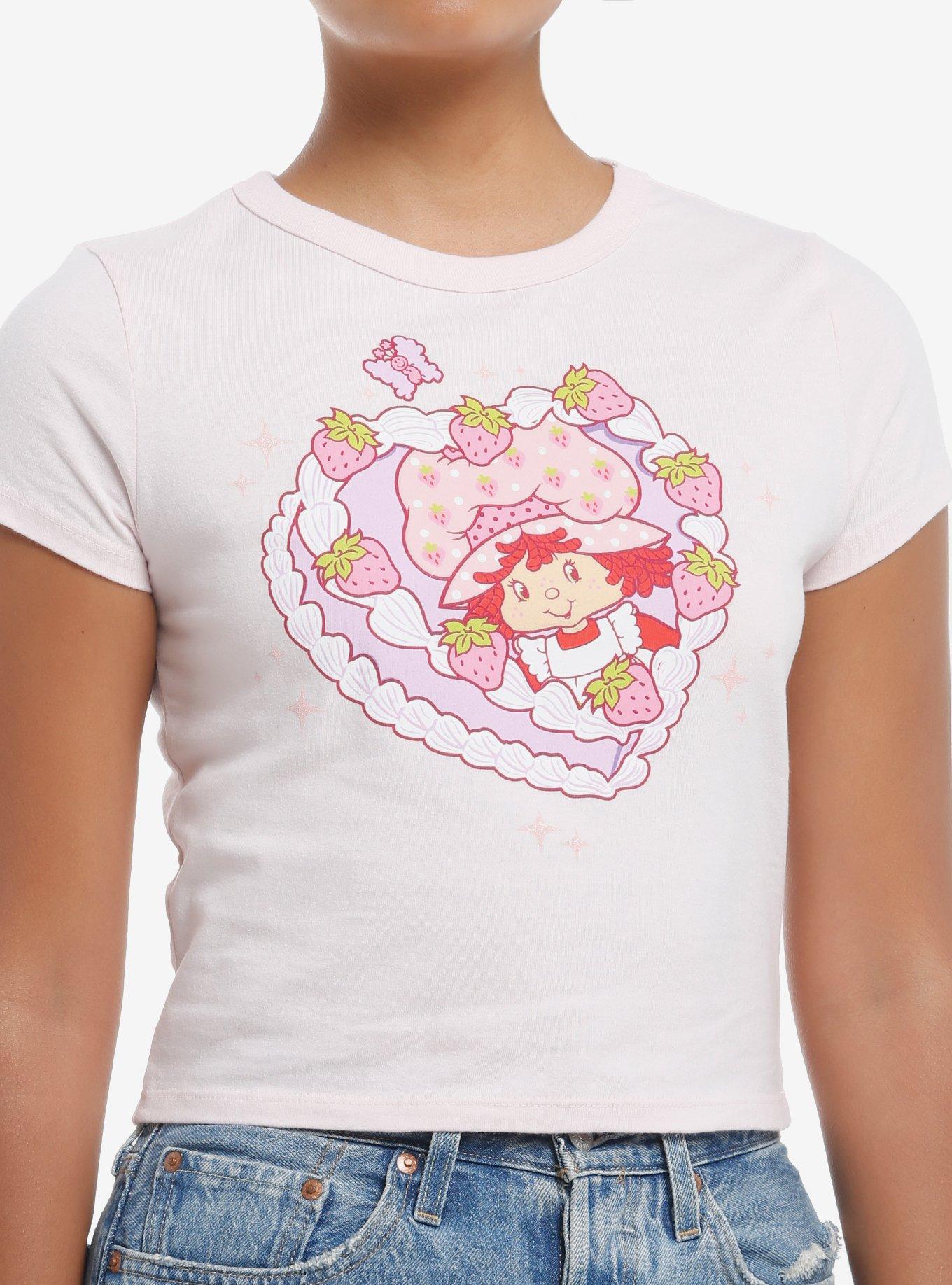 Strawberry Shortcake Heart Cake Glitter Girls Baby T-Shirt | Hot Topic