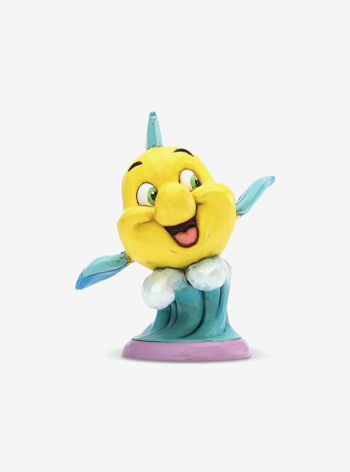Disney The Little Mermaid Flounder Personality Pose Figure | Hamilton Place