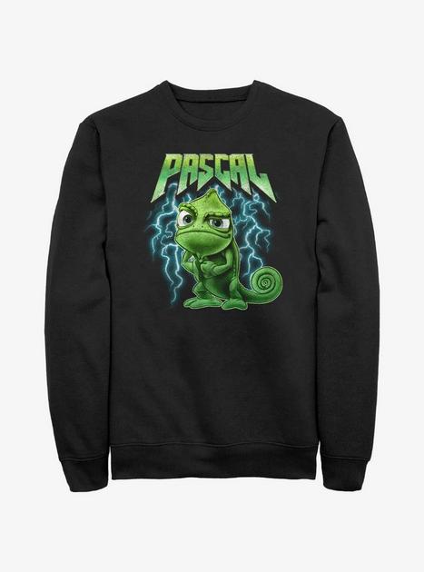 Disney Tangled Pascal Metal Sweatshirt - BLACK | Hot Topic