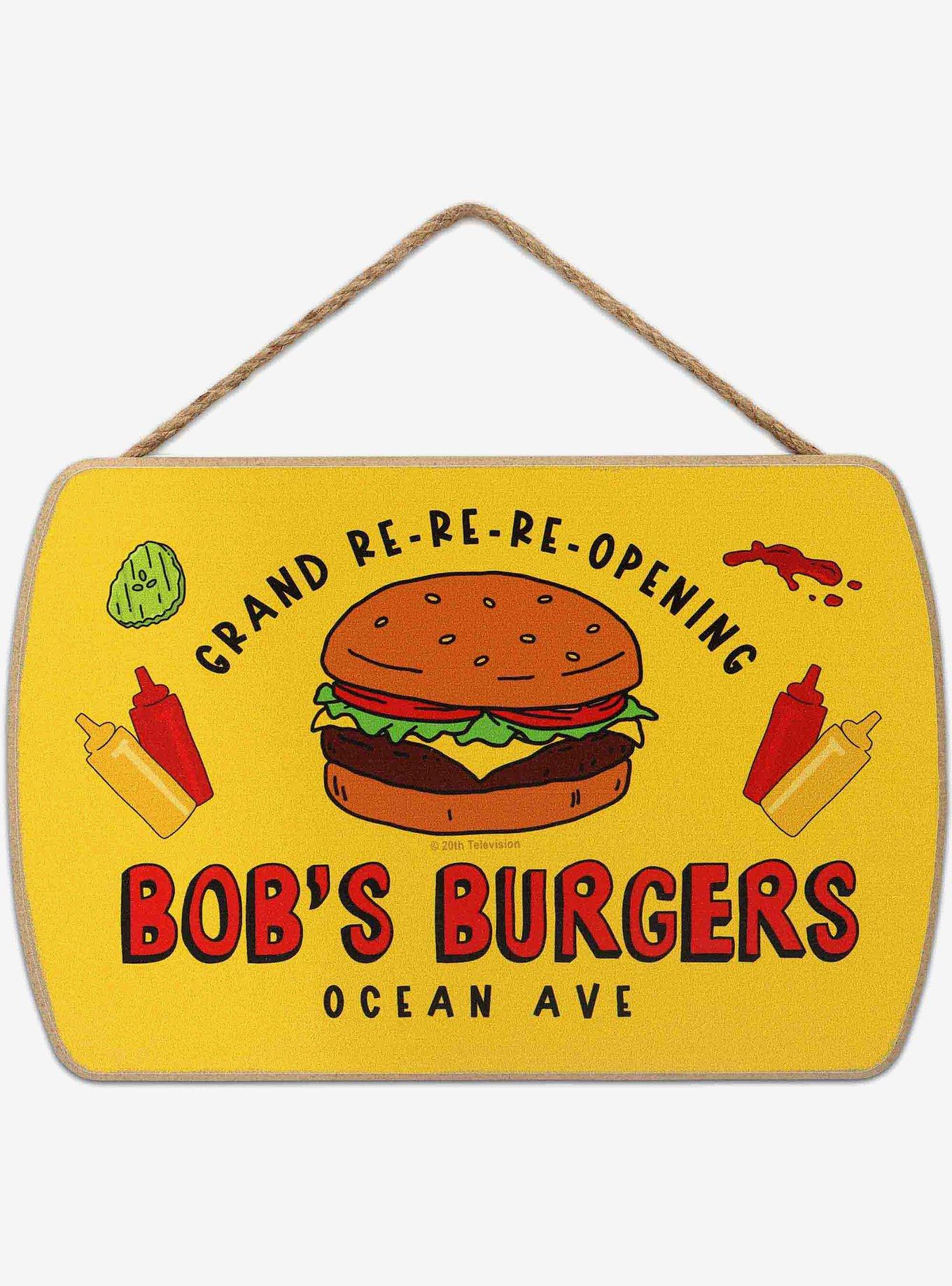 Bob's Burgers Grand Re-Re-Reopening Hanging Wood Wall Decor | BoxLunch