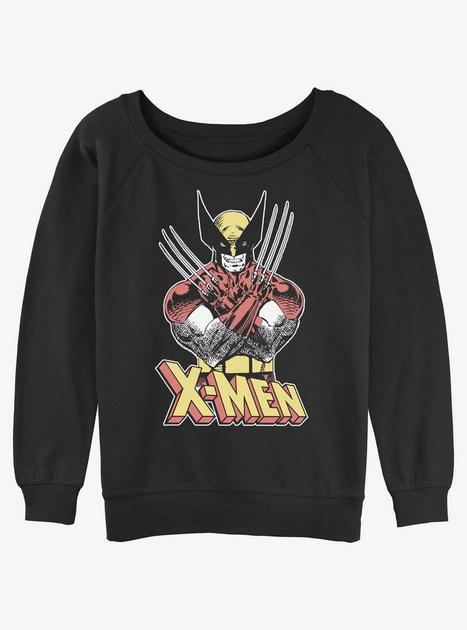 Wolverine Vintage Wolverine Womens Slouchy Sweatshirt - BLACK | BoxLunch