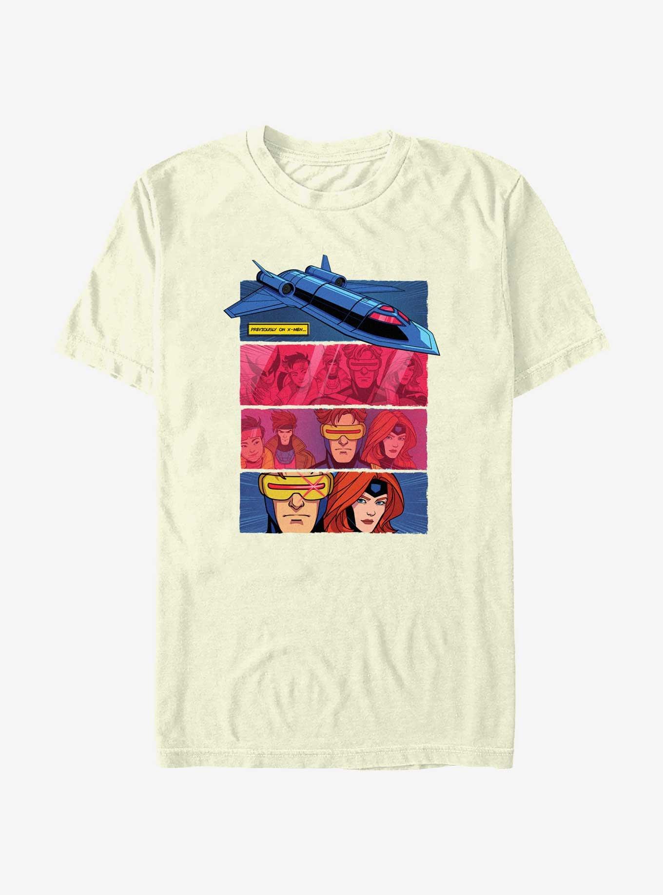 Marvel X Men 97 All Team T Shirt Beigetan Hot Topic
