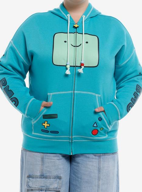 Adventure Time BMO Cosplay Girls Zip-Up Hoodie Plus Size | Hot Topic