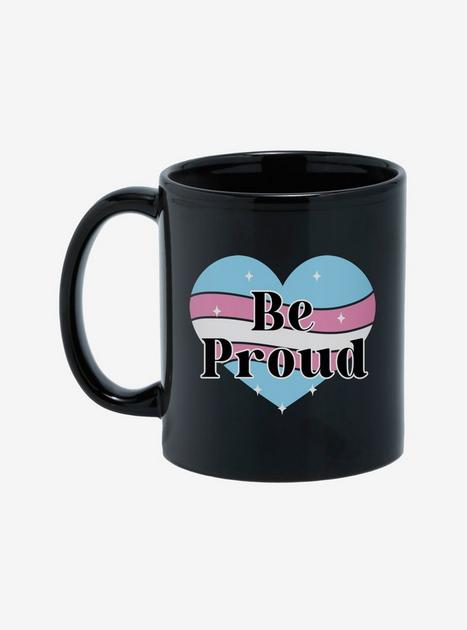 Be Proud Trans 11oz Mug - BLACK | Hot Topic