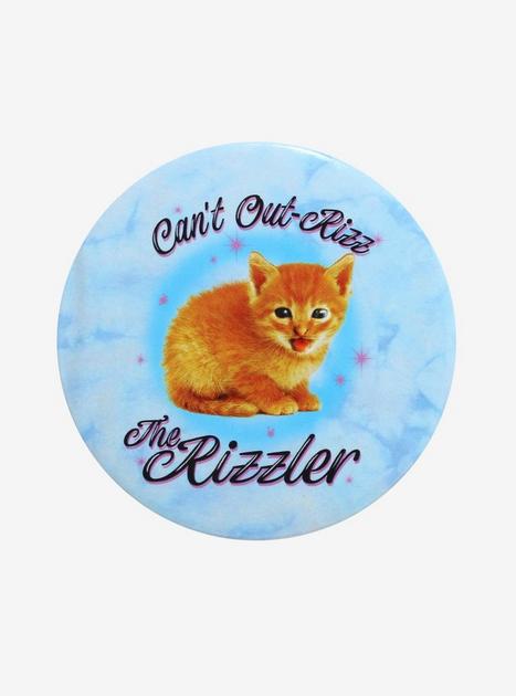 Rizz Cat 3 Inch Button | Hot Topic