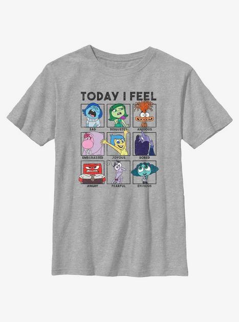 Disney Pixar Inside Out 2 Today I Feel Youth T-Shirt - GREY | BoxLunch