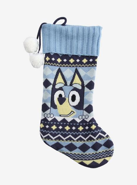 Bluey Portrait Patterned Stocking — BoxLunch Exclusive | BoxLunch