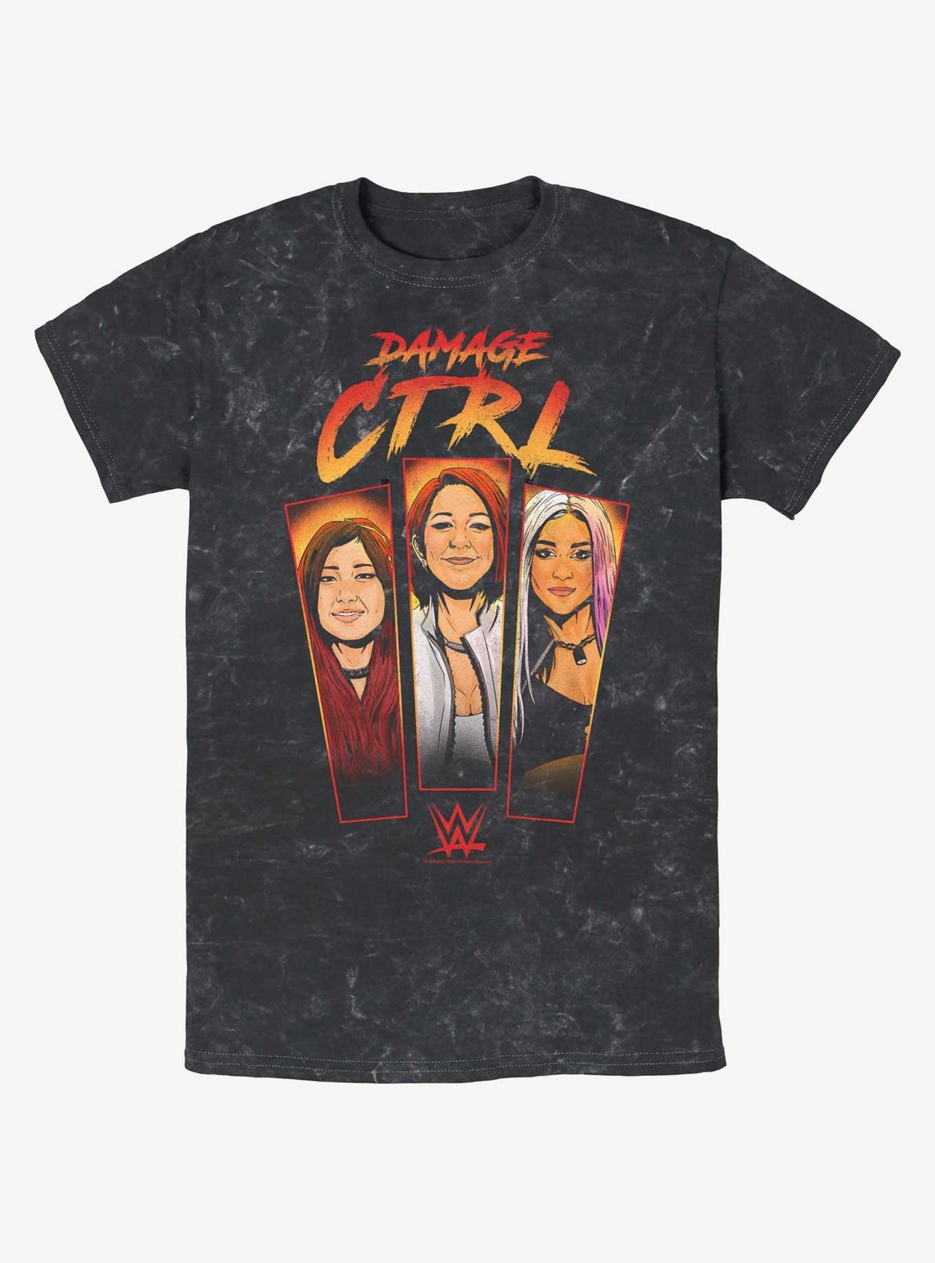 WWE Damage Control Mineral Wash T-Shirt | Her Universe
