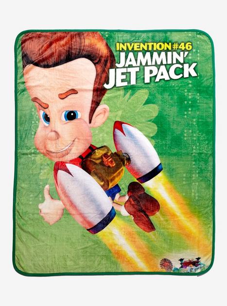 The Adventures of Jimy Neutron: Boy Genius Jet Pack Fleece Throw ...