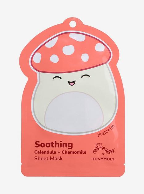 Squishmallows X TONYMOLY Malcolm The Mushroom Soothing Facial Sheet ...