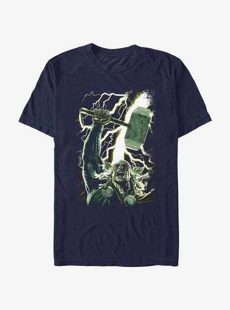 Marvel Thor Onslaught God T-Shirt - BLUE | BoxLunch