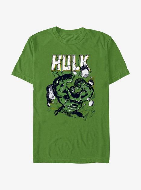 Marvel Hulk Smash Smash T-Shirt - GREEN | BoxLunch