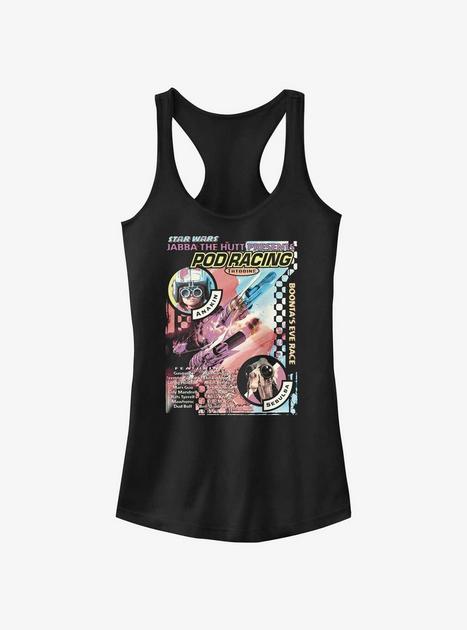 Star Wars Pod Racing Poster Girls Tank - BLACK | Hot Topic