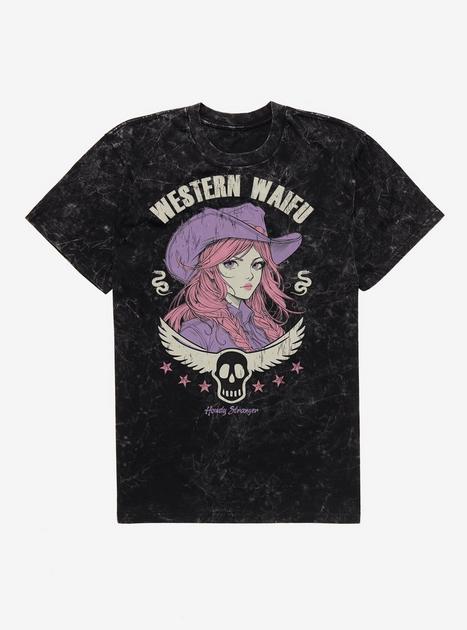 Anime Western Waifu T-Shirt - BLACK | Hot Topic