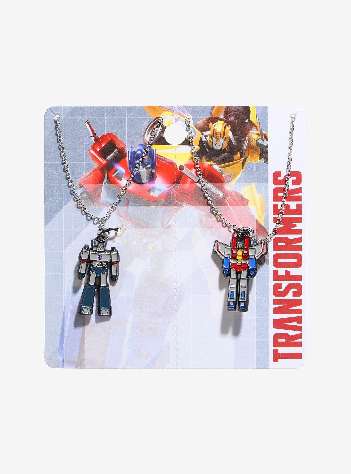 Hot Topic Transformers Megatron & Starscream Best Friend Necklace Set ...