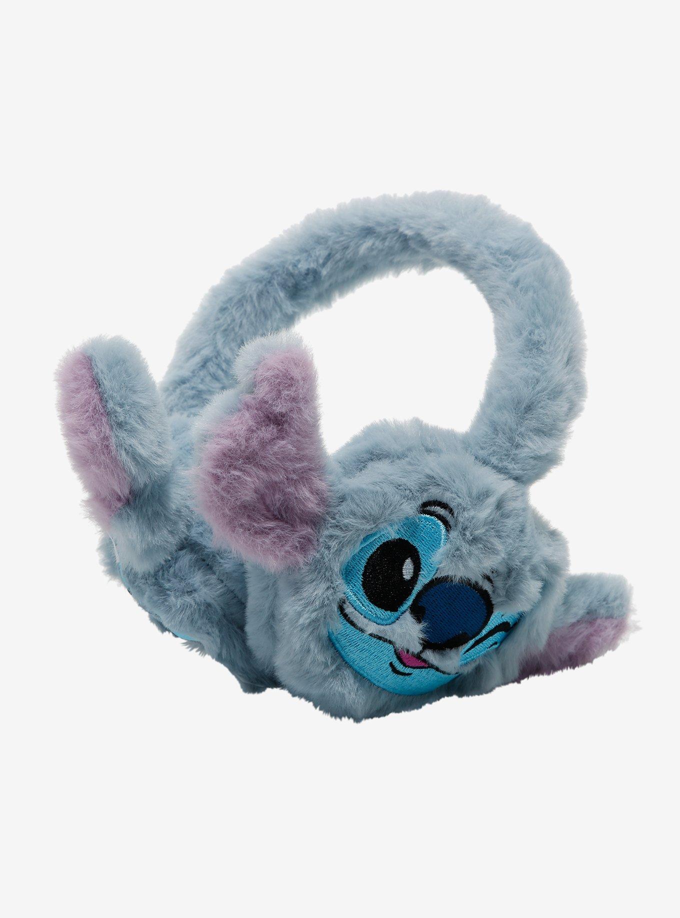 Disney Lilo & Stitch Figural Stitch Fuzzy Ear Muffs — BoxLunch ...
