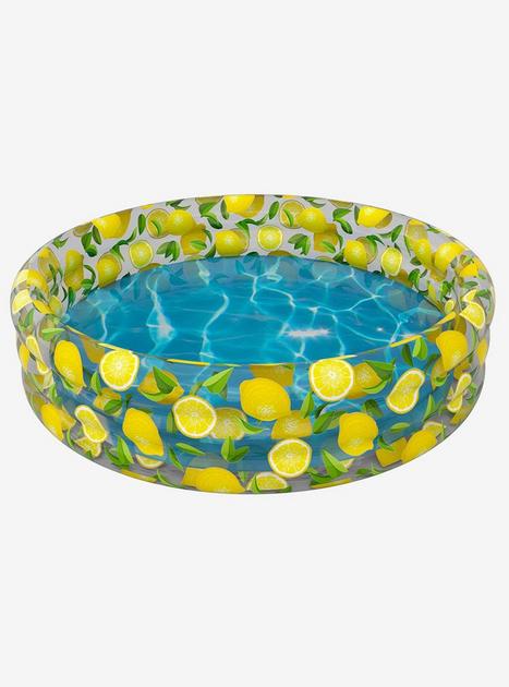 Inflatable Lemon Sunning Pool | Hot Topic